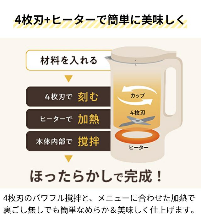 レコルト 【選べる2大特典】 豆乳メーカー 自動調理ポット RSY-2-W 豆乳マシン スープメーカー 自動調理器 全自動 ビシソワーズ 乾燥大豆 かぼちゃ ミキサー じゃがいも おから 人参 ...